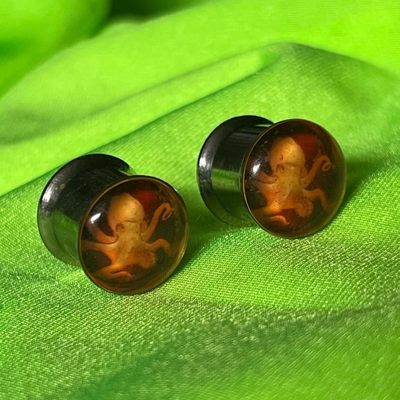 Mystic Metals | Jewelry | 2 Double Flaired Octopus Plugs | Poshmark